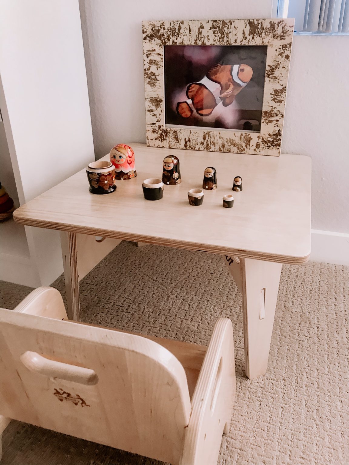 The Montessori Baby Working Table - Baby Tour Guide
