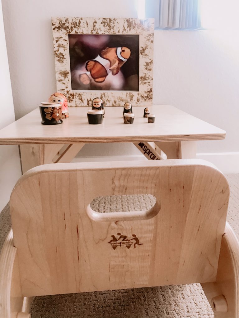 The Montessori Baby Working Table - Baby Tour Guide