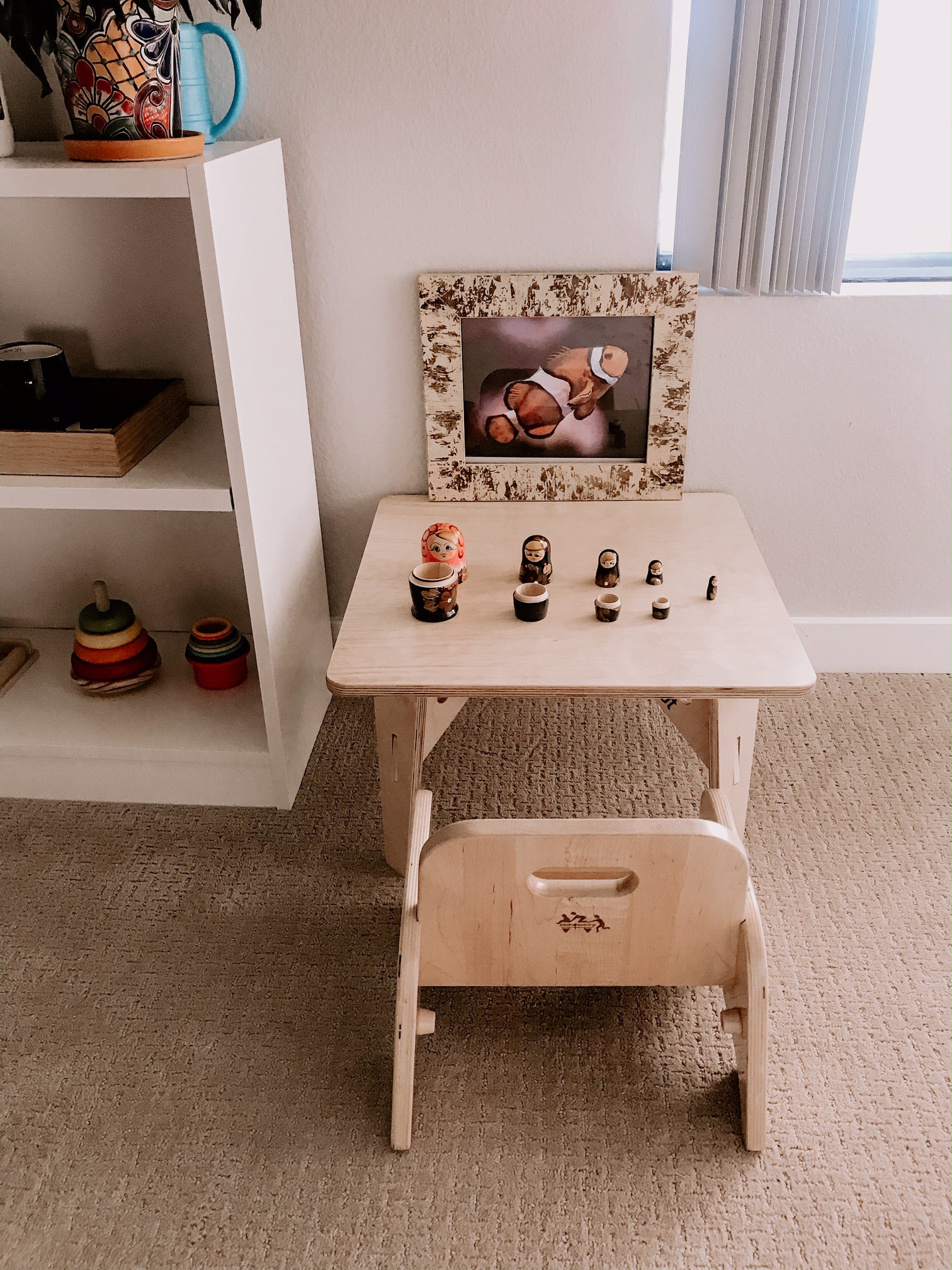 The Montessori Baby Working Table - Baby Tour Guide